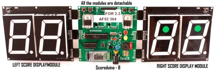 2 teams/players DIY digital scoreboard – DIY Digital Scoreboards