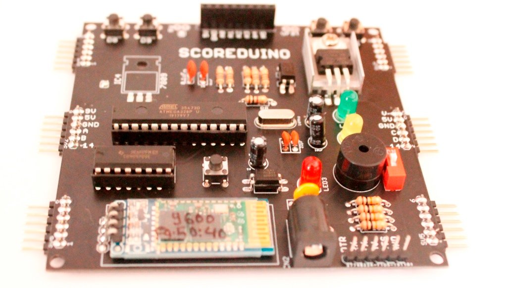 Bluetooth Controlled Digital Scoreboard based on Scoreduino-B (10 ...